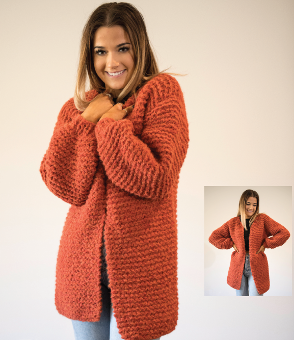 FREE PATTERN: Cozee Chunky Cardigan – Woolworx