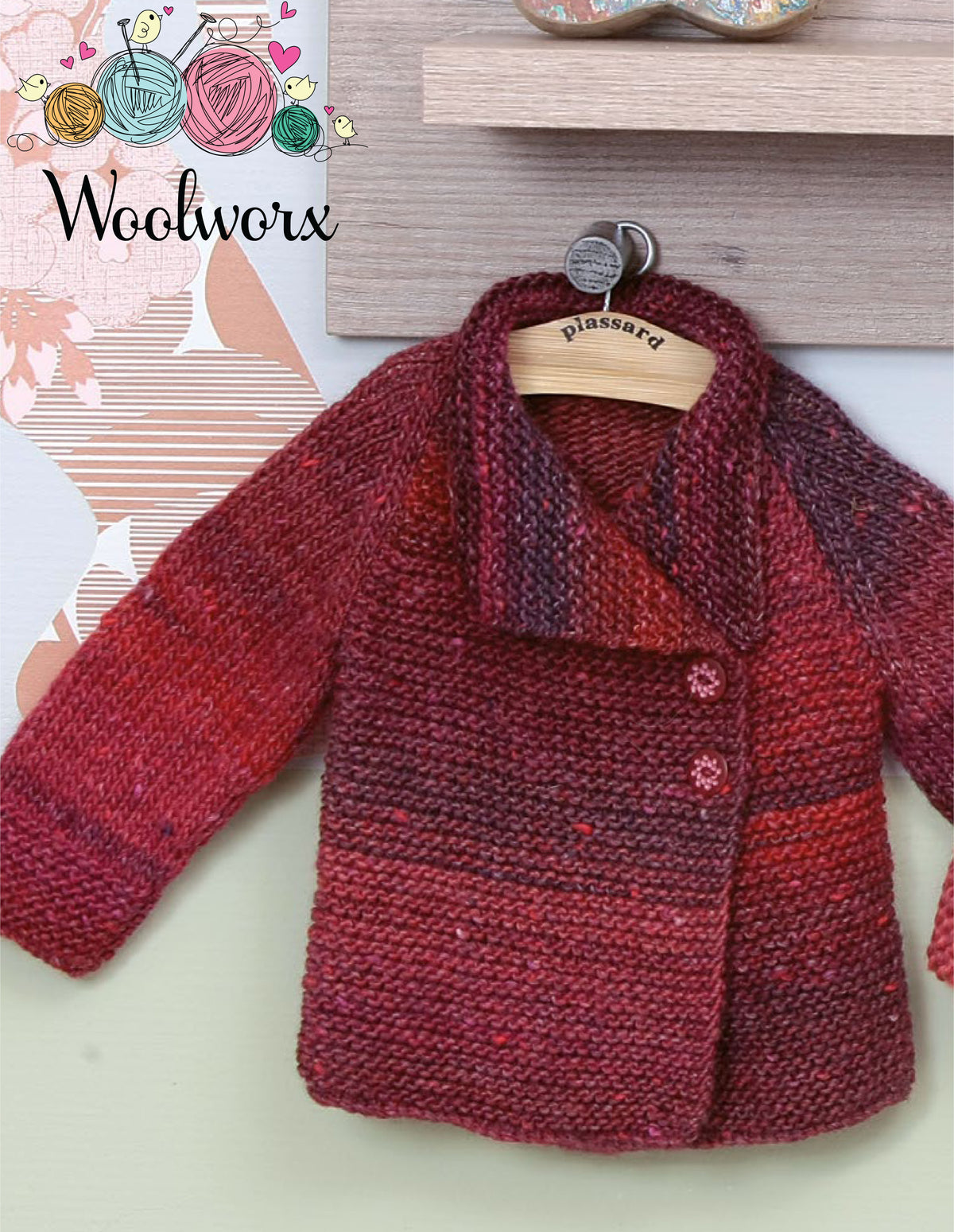 FREE Crossover Baby Jacket Pattern - Plassard Champetre Yarn – Woolworx