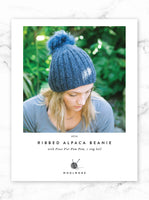 FREE Beanie knitting pattern download 2713 - Ribbed Alpaca – Woolworx