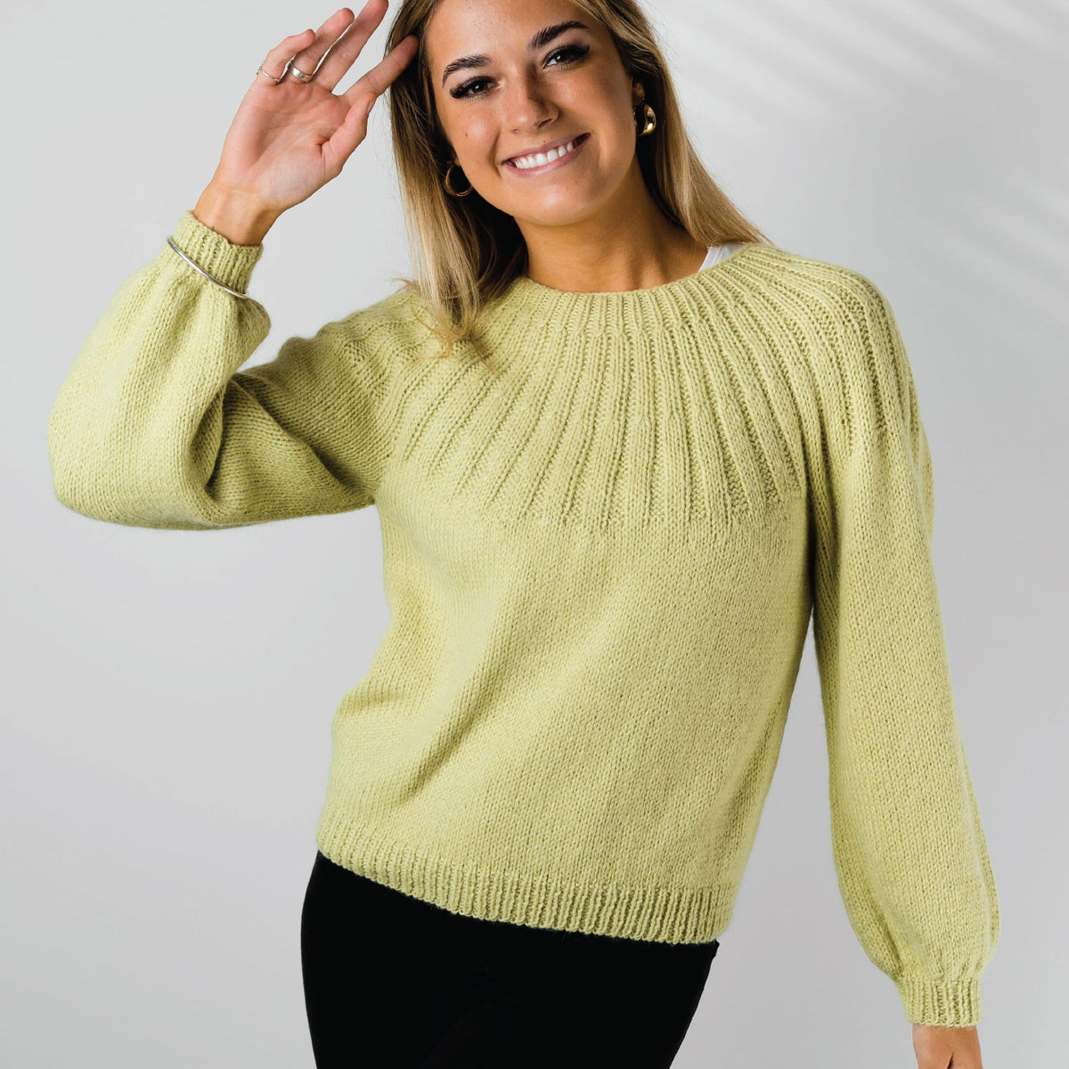 FREE Knitting Pattern - Yoke Sweater – Woolworx